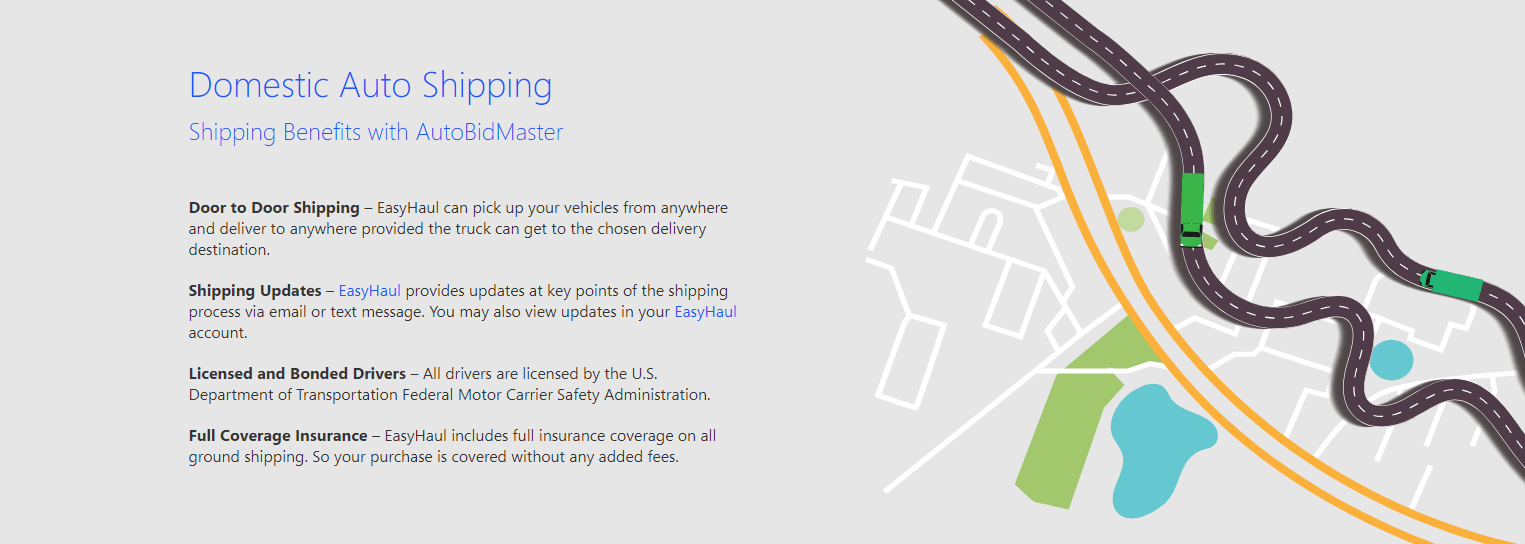 Benefits of Vehicle Shipping With AutoBidMaster - AutoBidMaster